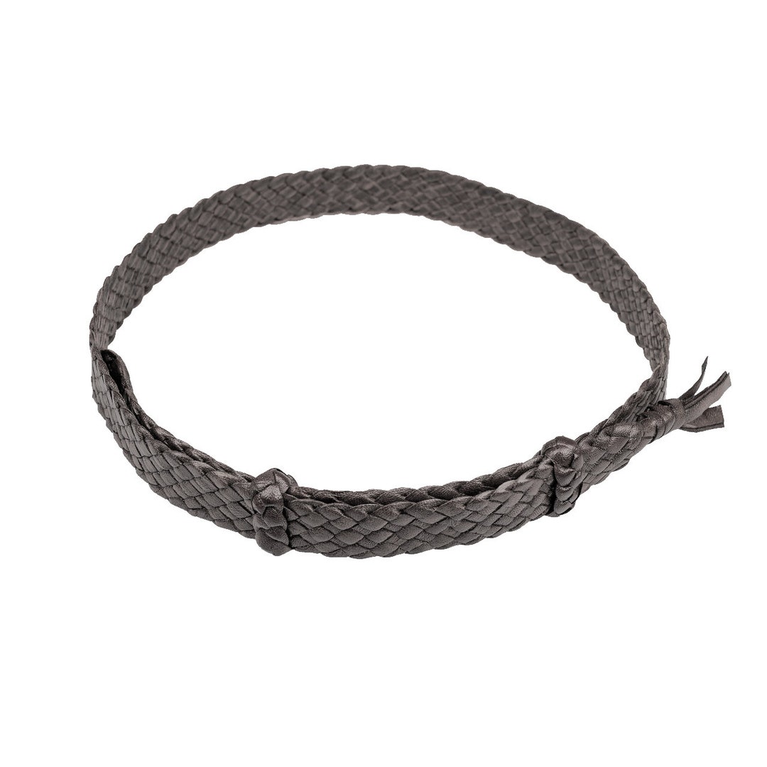 Wide Plait - Kangaroo Leather Hat Band - Flat Style - 22mm Wide - Etsy