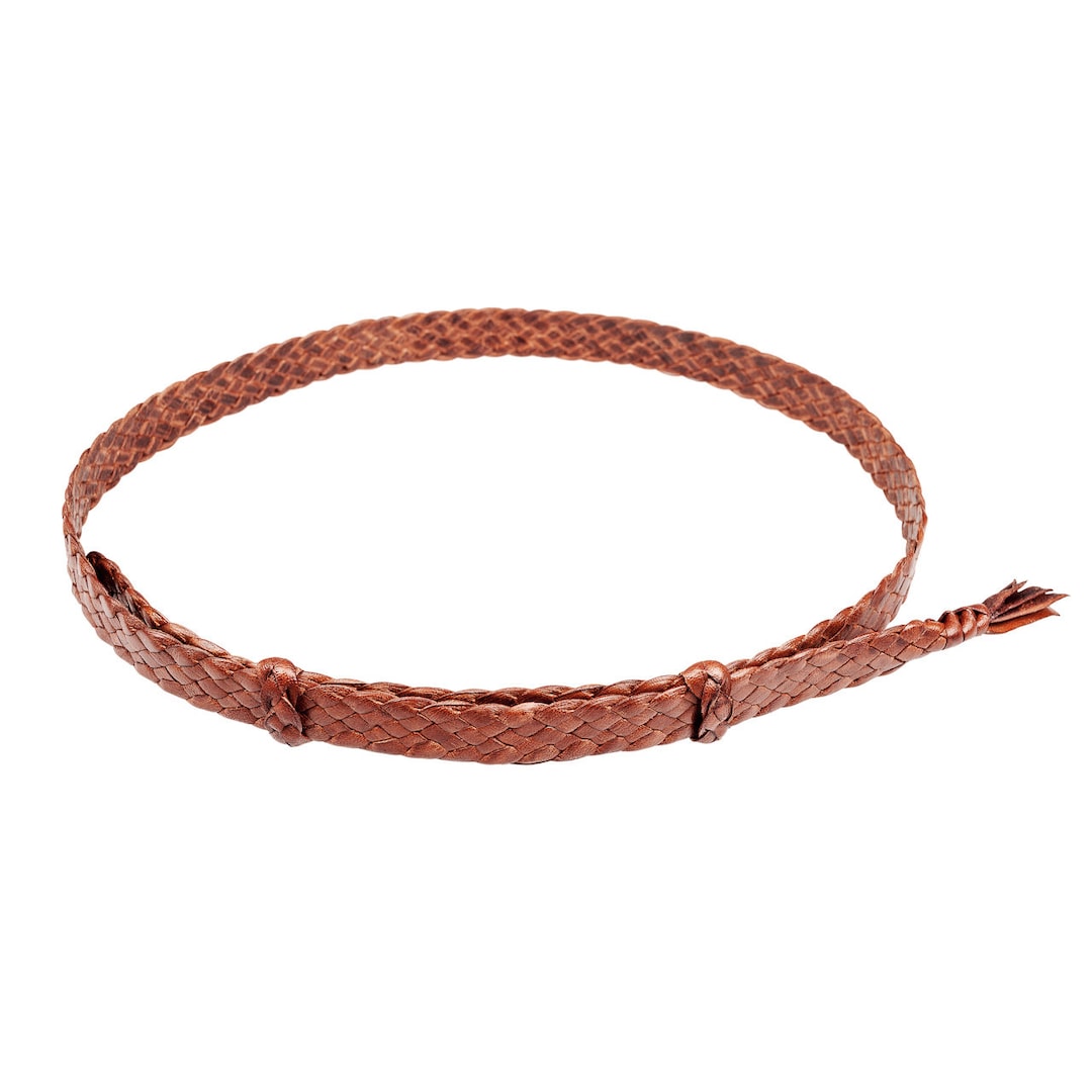 6 Plait - Kangaroo Leather Hat Band - Flat Style - 17mm Wide - Etsy