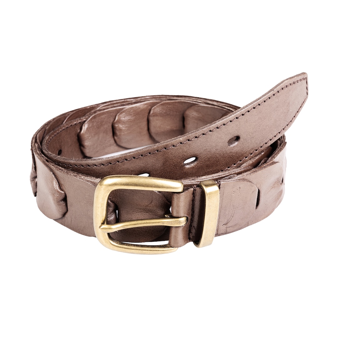 Maranoa Kangaroo Leather Belt Link Belt Mens Buckle - Etsy