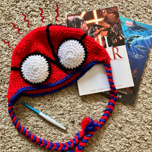 Spiderman Beanie Mayday Etsy