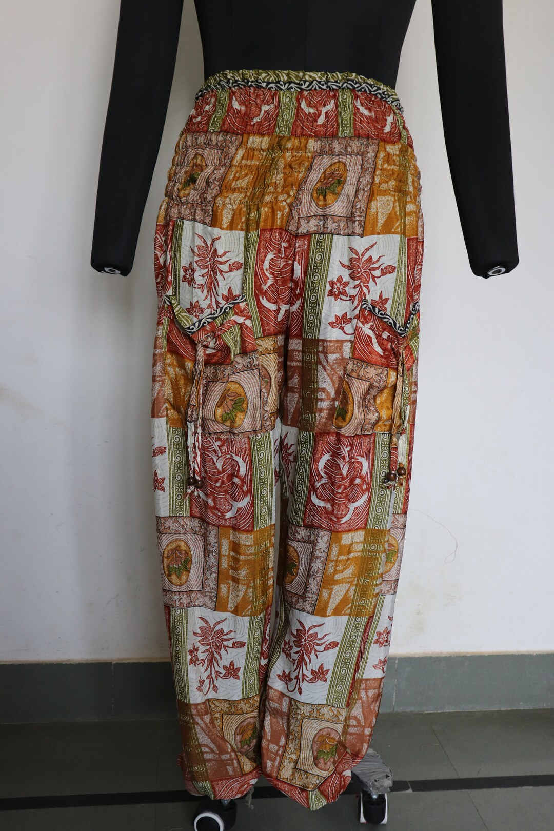 BOHO HAREM Pants Flowy Yoga Pants-hippie Trousers - Bohemian Clothes ...
