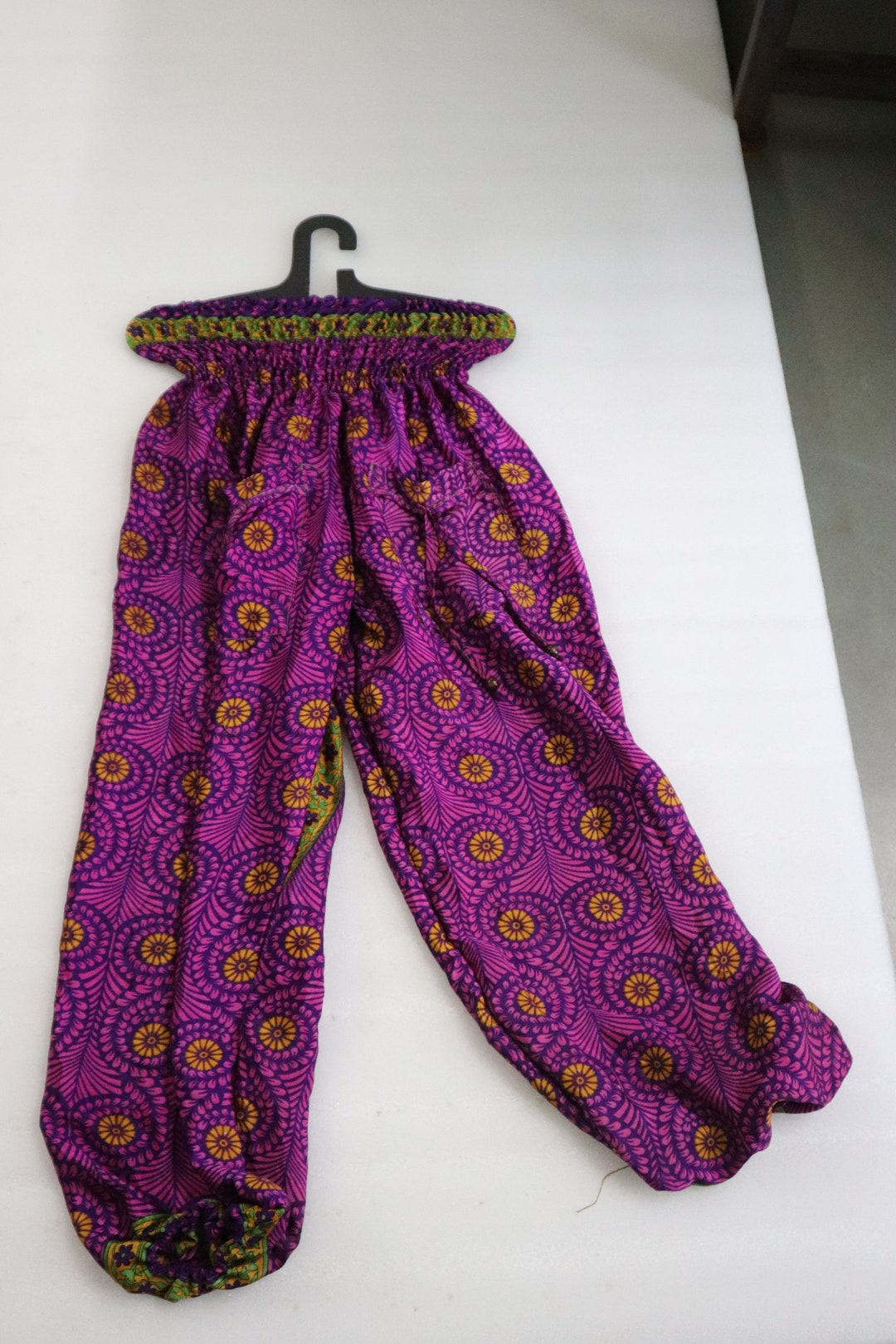 BOHO HAREM Pants Flowy Yoga Pants-hippie Trousers - Bohemian Clothes ...