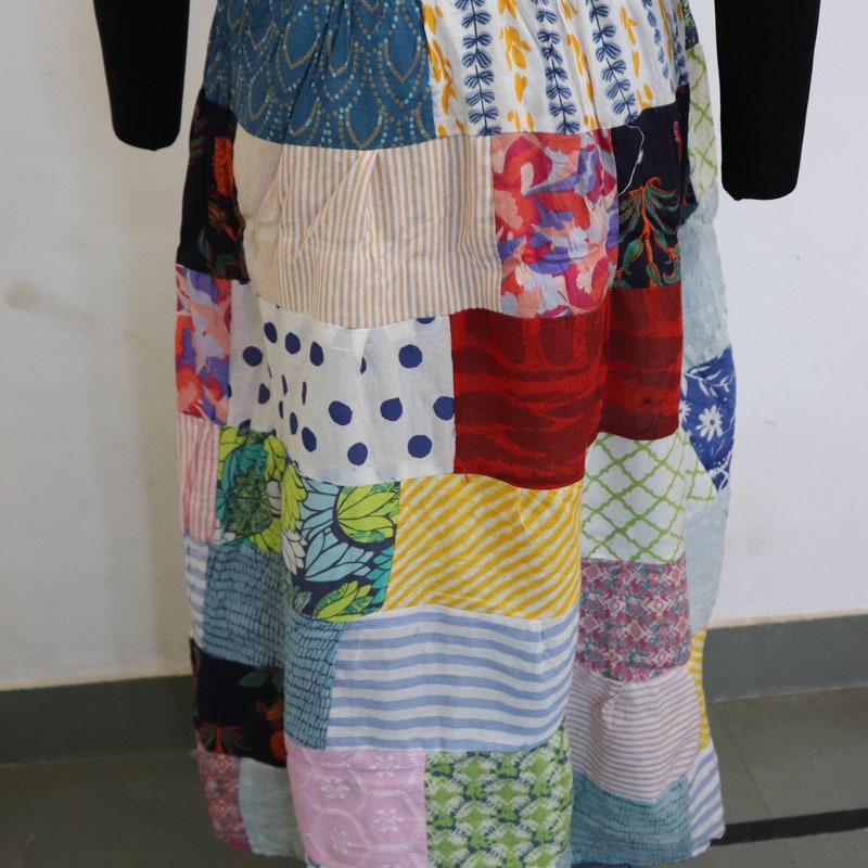 Patchwork Skirt - Etsy