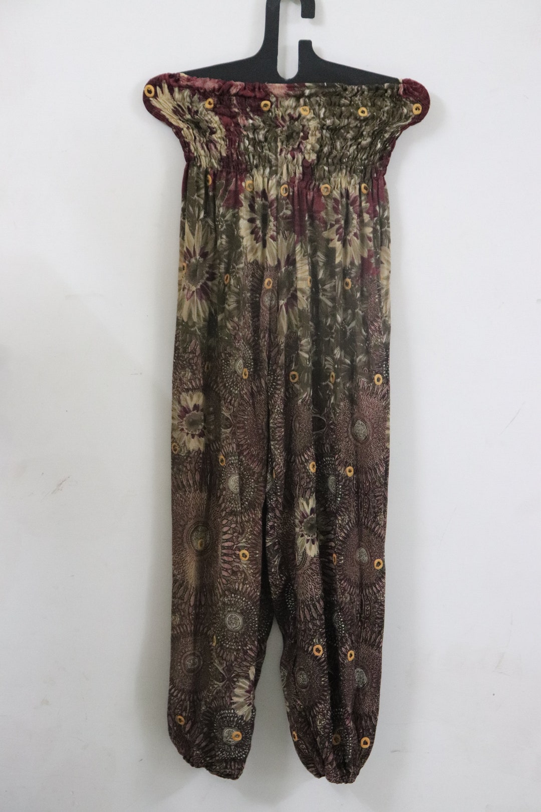 BOHO HAREM Pants Flowy Yoga Pants-hippie Trousers - Bohemian Clothes ...