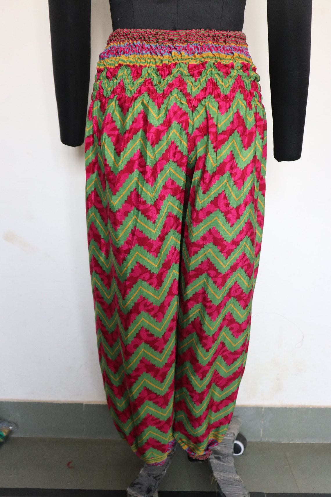 BOHO HAREM Pants Flowy Yoga Pants-hippie Trousers - Bohemian Clothes ...
