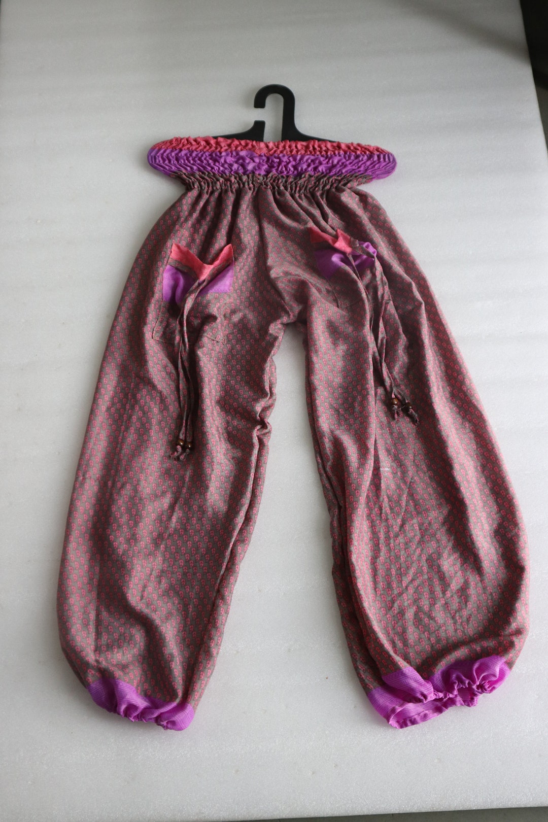 BOHO HAREM Pants Flowy Yoga Pants-hippie Trousers - Bohemian Clothes ...