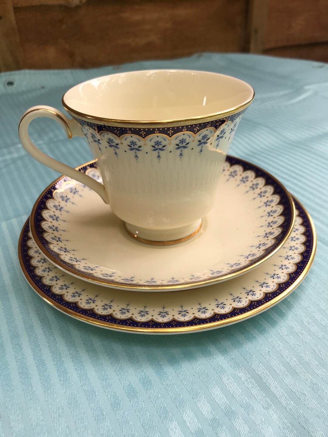 Vintage Minton Consort Trio, Cup, Saucer and Template - Etsy UK