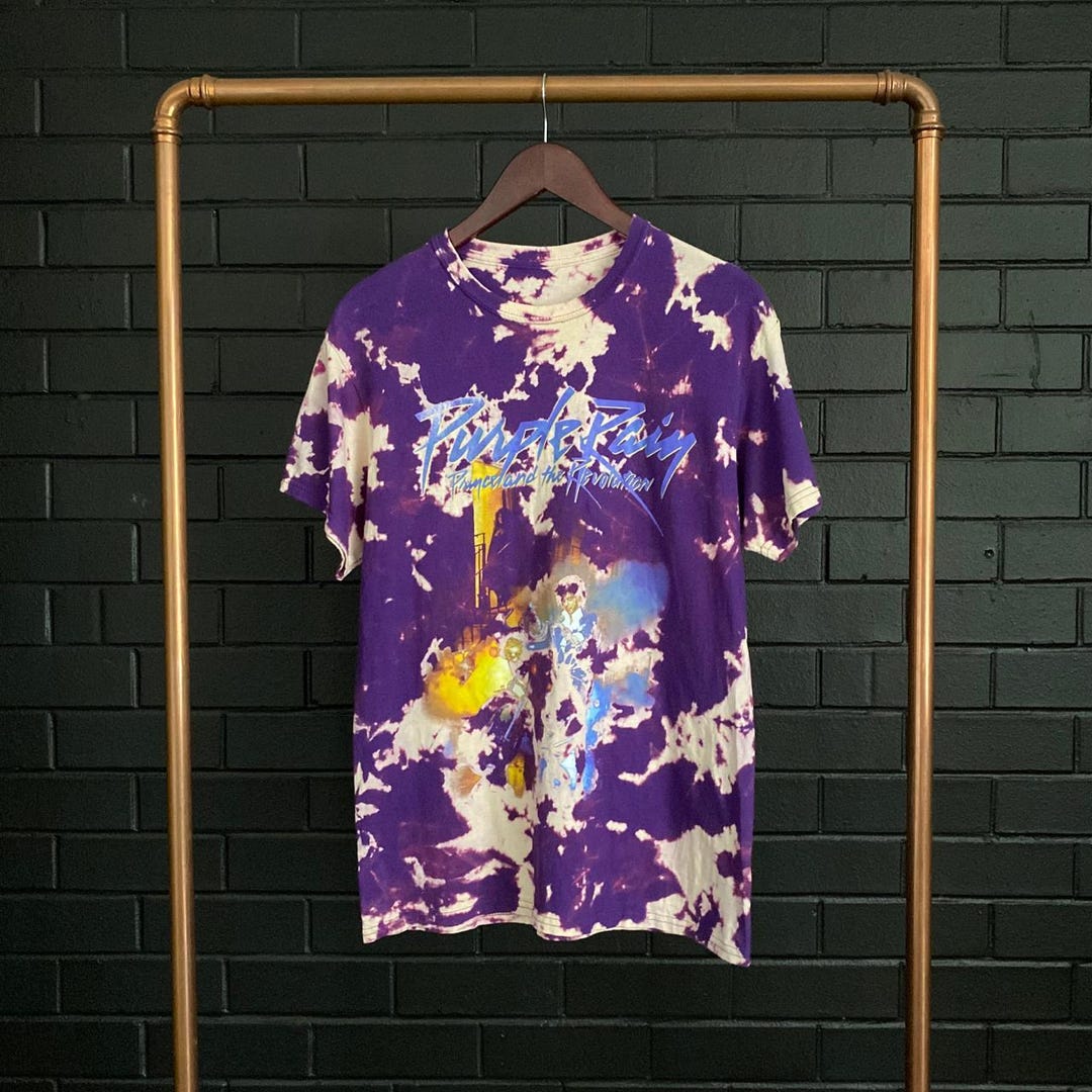 Preloved 00s Prince Purple Rain Tie Dye Tee - Etsy Australia
