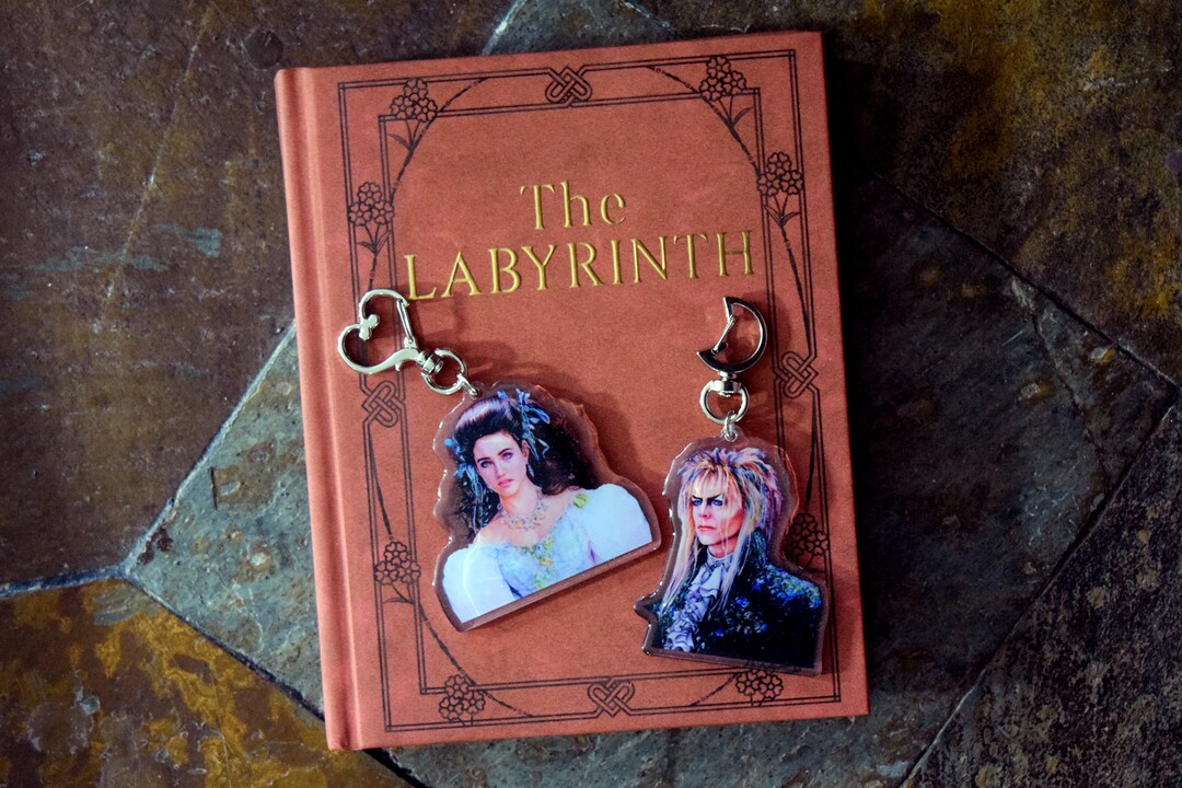 Labyrinth Glitter Keychains 2 - Etsy