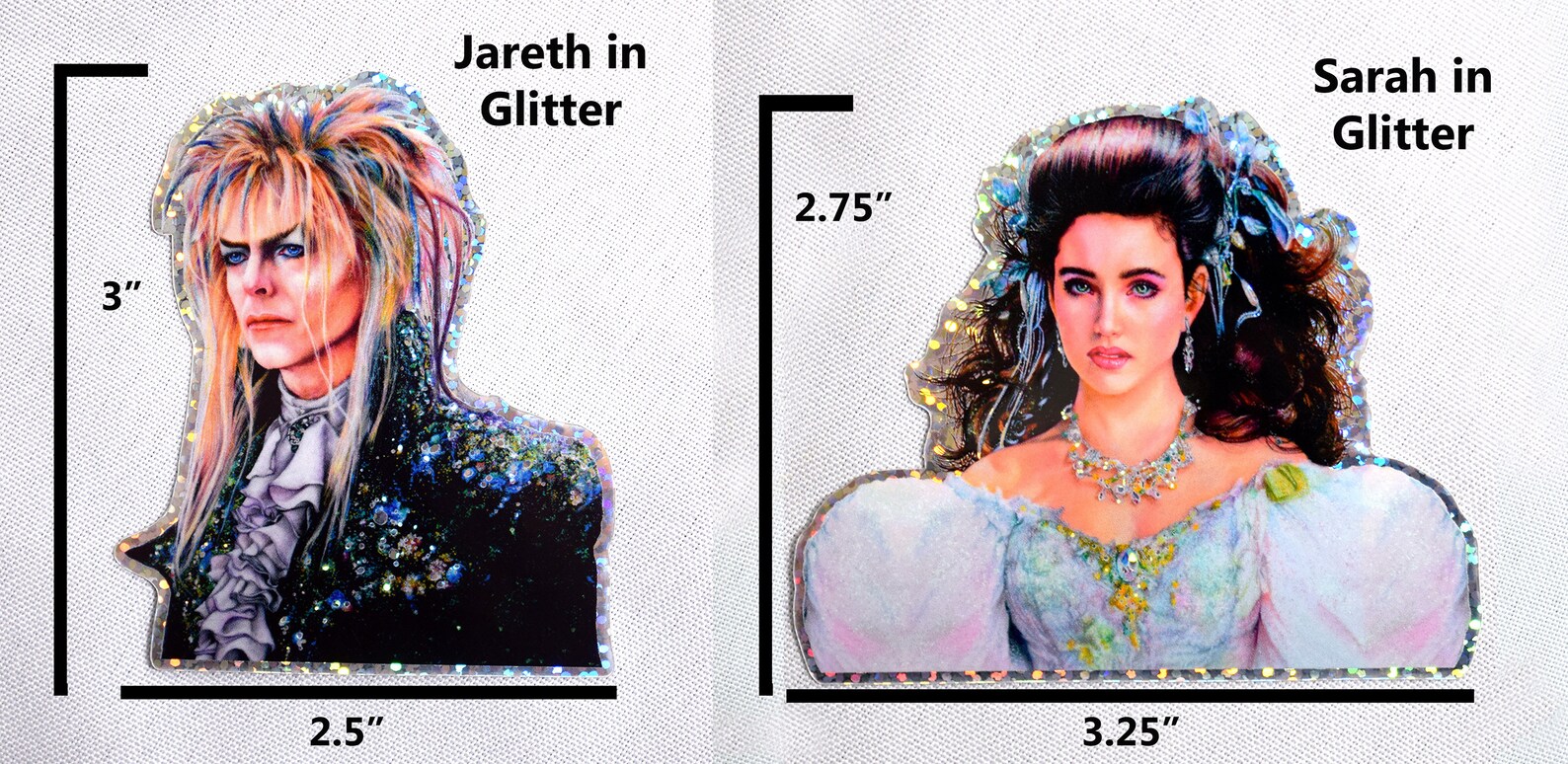 Labyrinth Glitter Stickers - Etsy