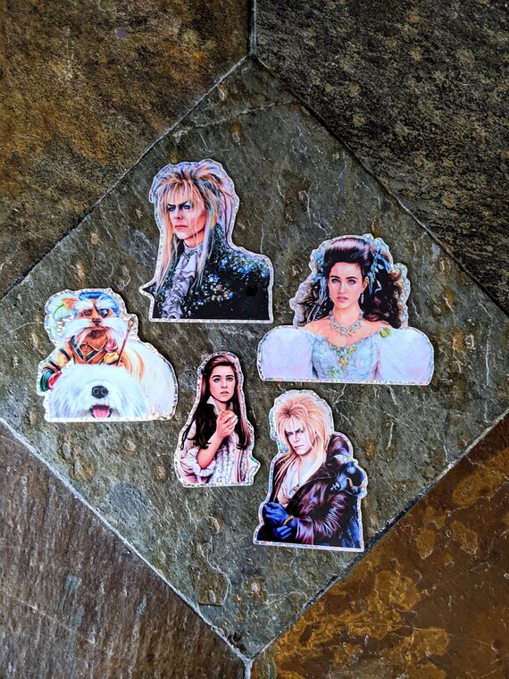 Labyrinth Glitter Stickers | Etsy