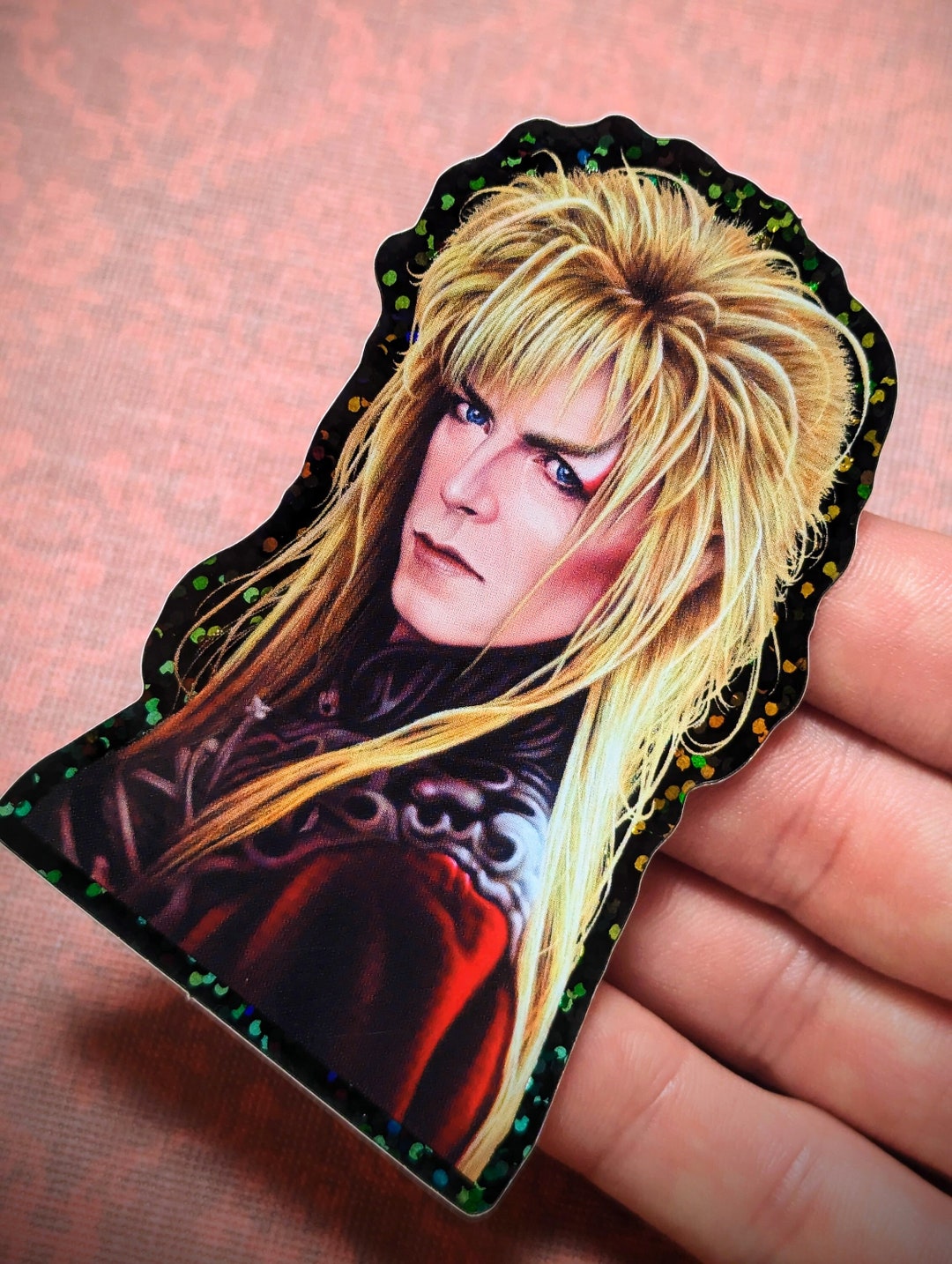 Labyrinth Jareth Glitter Sticker - Etsy