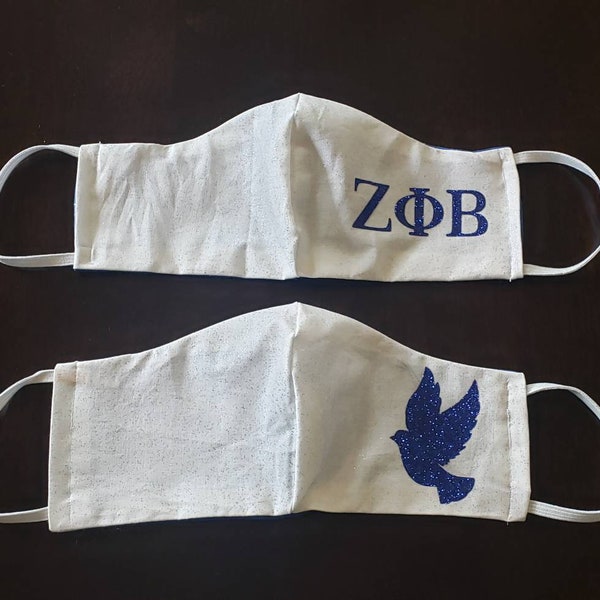 Zeta Phi Beta Mask - Etsy