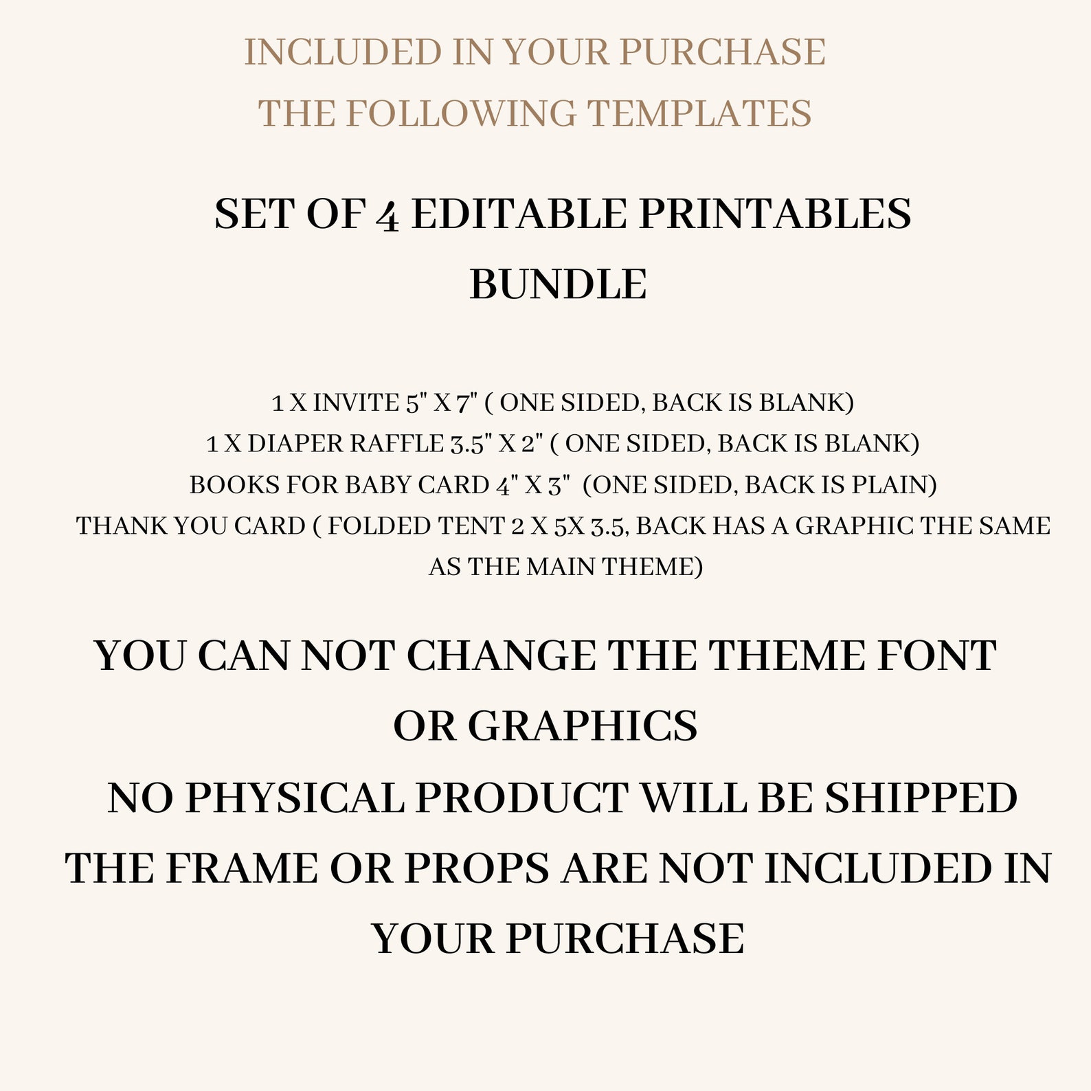 Little Sprout Baby Shower Invitation Bundle, Plant Greenery Baby Shower ...