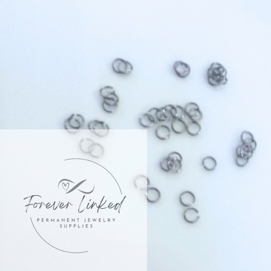 Oxidized Sterling Silver Jump Rings black 3mm 24g Pack of 50 for ...