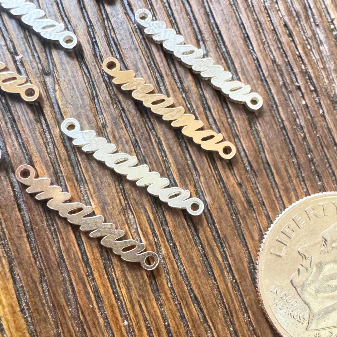 Mama Connector 14k Gold Filled or Sterling Silver for Permanent Jewelry ...