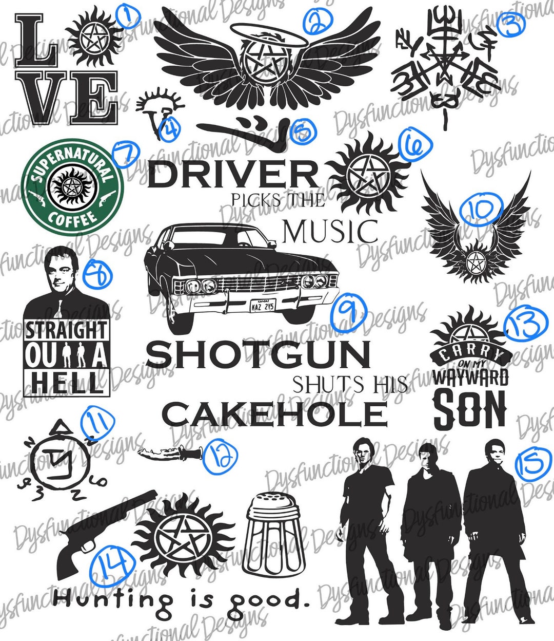 Supernatural Decal Sticker - Etsy
