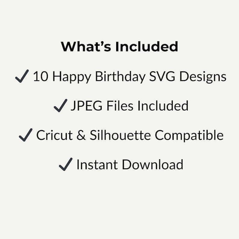 Happy Birthday Cake Topper SVG Bundle | Cricut & Silhouette Cupcake ...