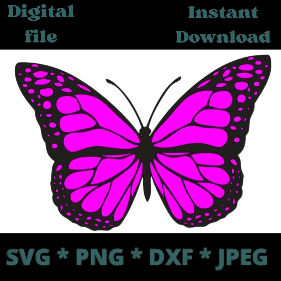 Butterfly SVG, Butterfly Vector Clipart, Butterflies PNG, Cricut ...