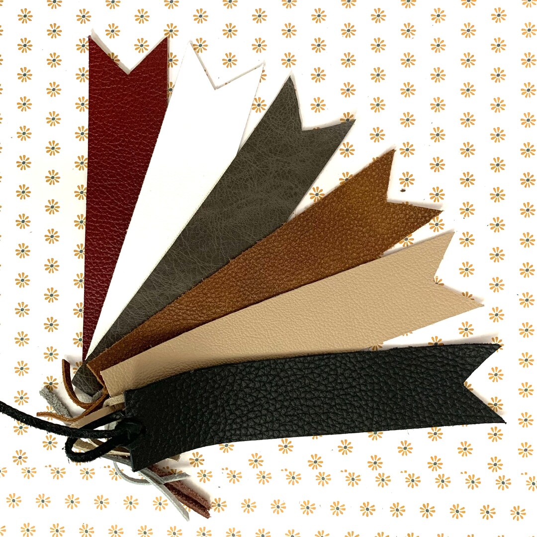 Custom Genuine Leather Bookmark, Personalized Bookworm Gift, Handmade ...