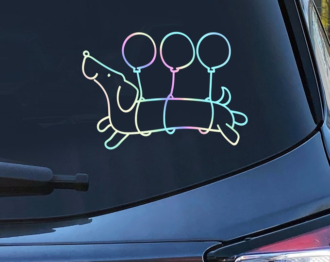 Dog Dachshund Sticker | Bumper Sticker Street Dog | Love Dog Bumper ...