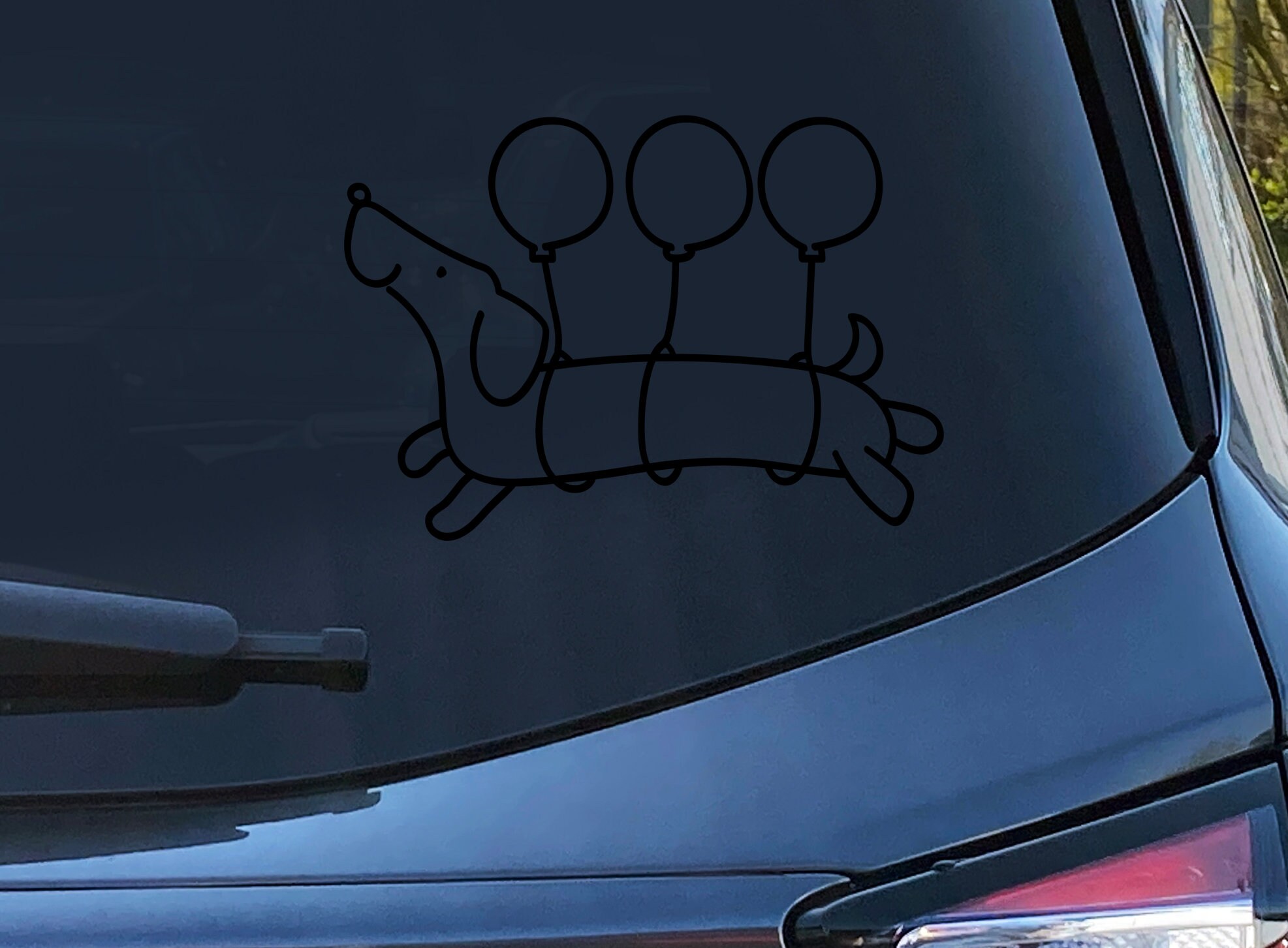 Dog Dachshund Sticker Bumper Sticker Street Dog Love Dog - Etsy