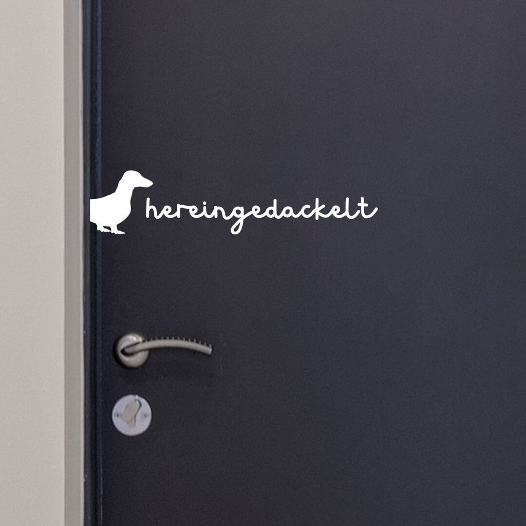 Come in Sticker for the Front Door Dachshund Sticker Dachshund Sticker ...