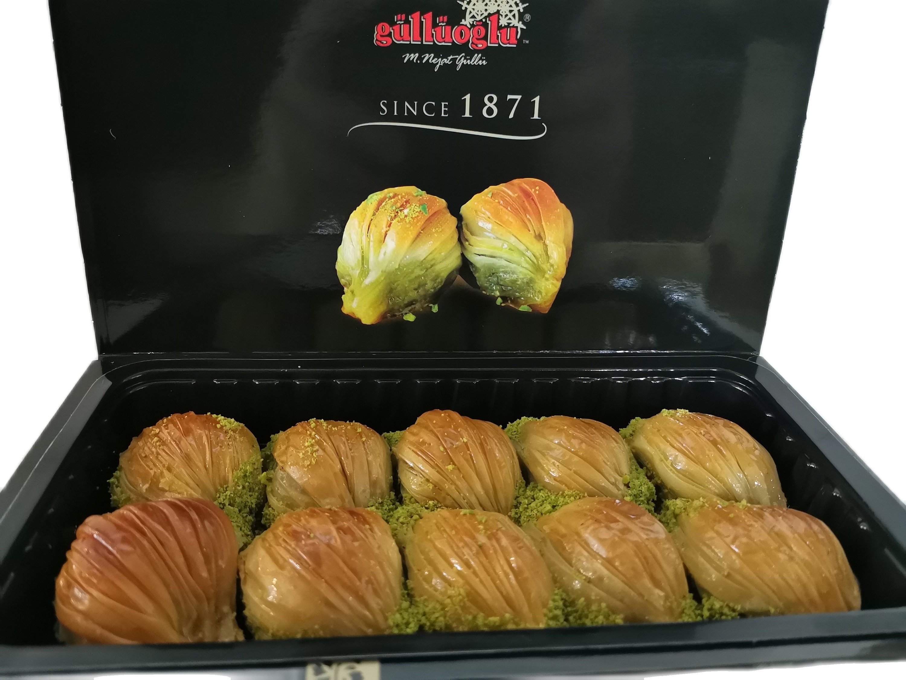 Gulluoglu Mussel Shape Baklava 10 Pieces 500 Gr 1.1 Lb 1 | Etsy