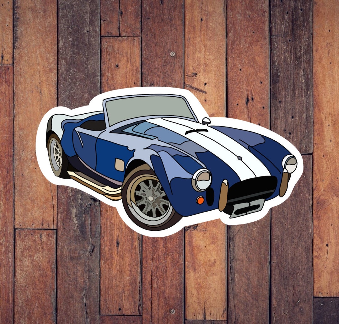 AC Cobra Vinyl Sticker Automotive Gift Car Sticker Trendy - Etsy