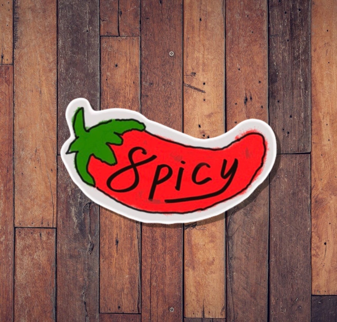 Spicy Vinyl Sticker Best Friend Gift Trendy Stickers Cute | Etsy