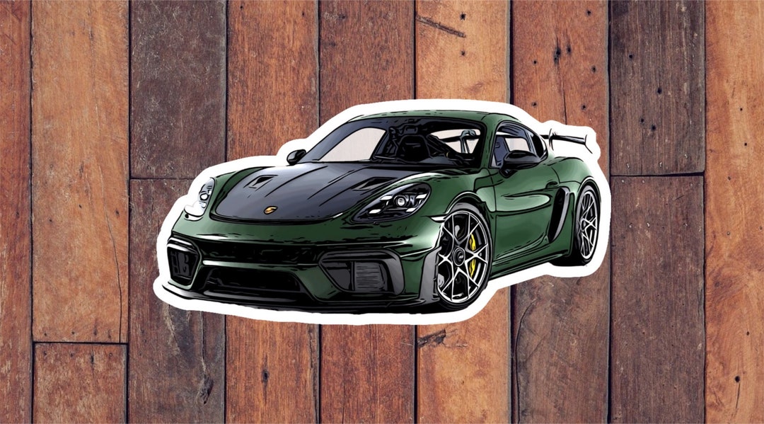Porsche GT4 RS Vinyl Sticker Automotive Gift Car Sticker - Etsy