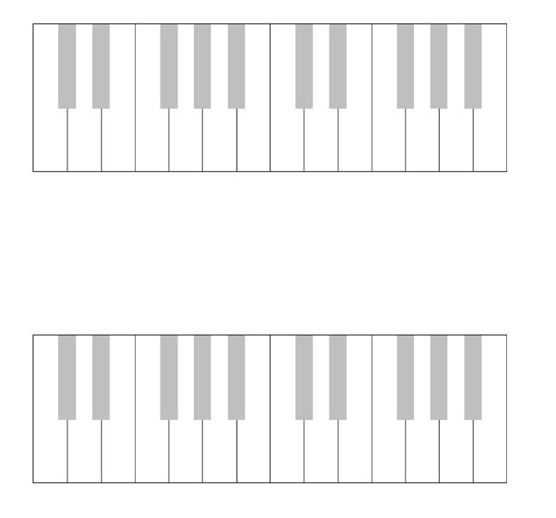 Printable Piano Keyboard Pdf