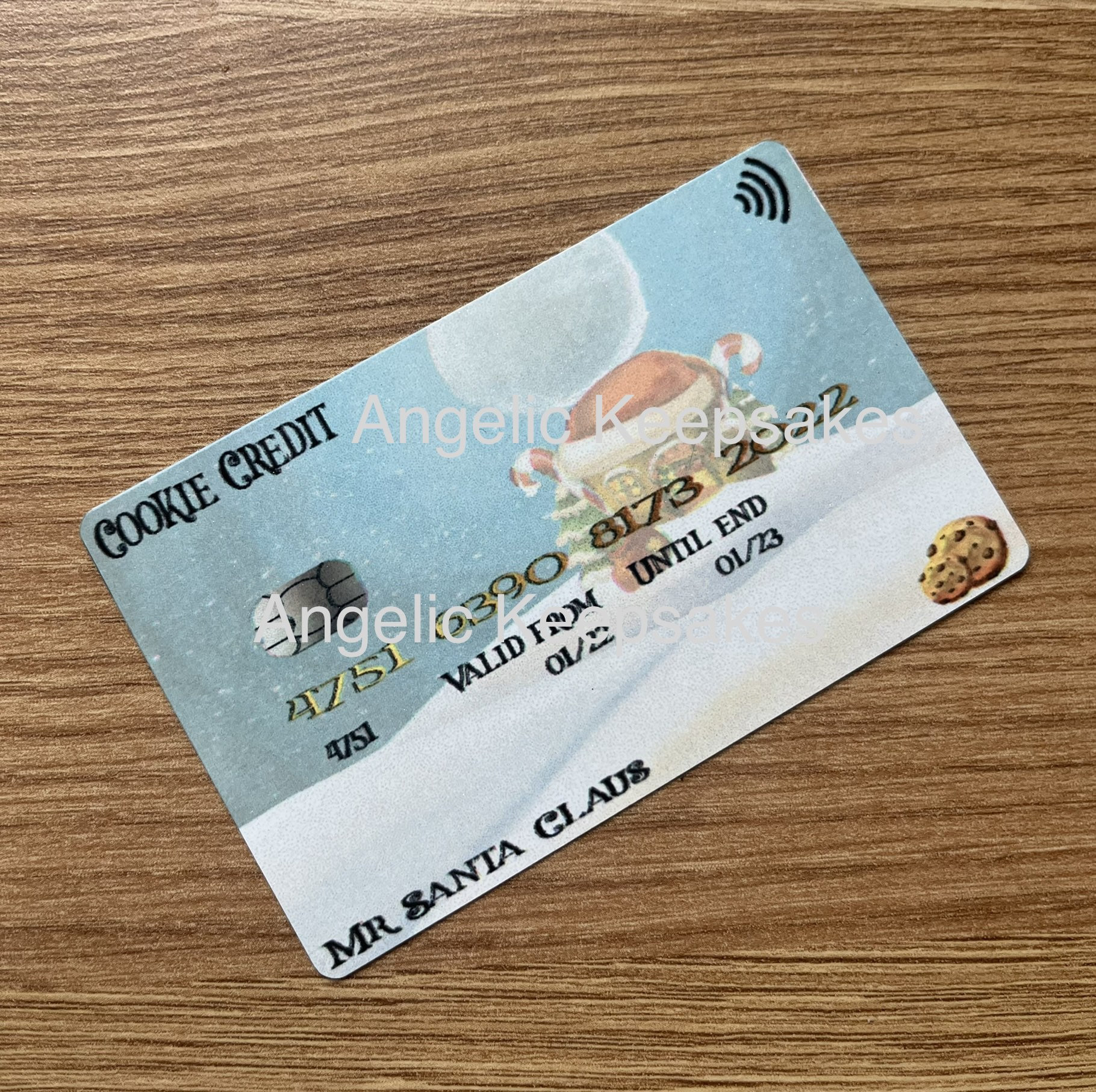 Santa's Lost Wallet, Red Christmas Wallet, Festive Coin Purse, Xmas ...