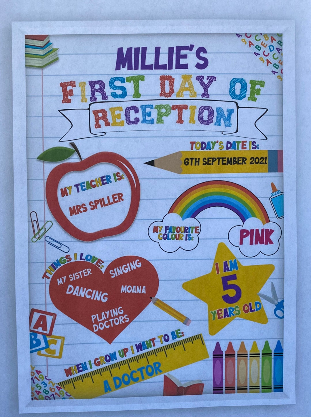 Back to School Sign - Etsy UK