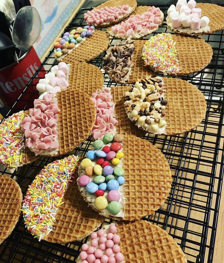 6 Handmade VARIETY Stroopwafels with Belgian chocolate & | Etsy
