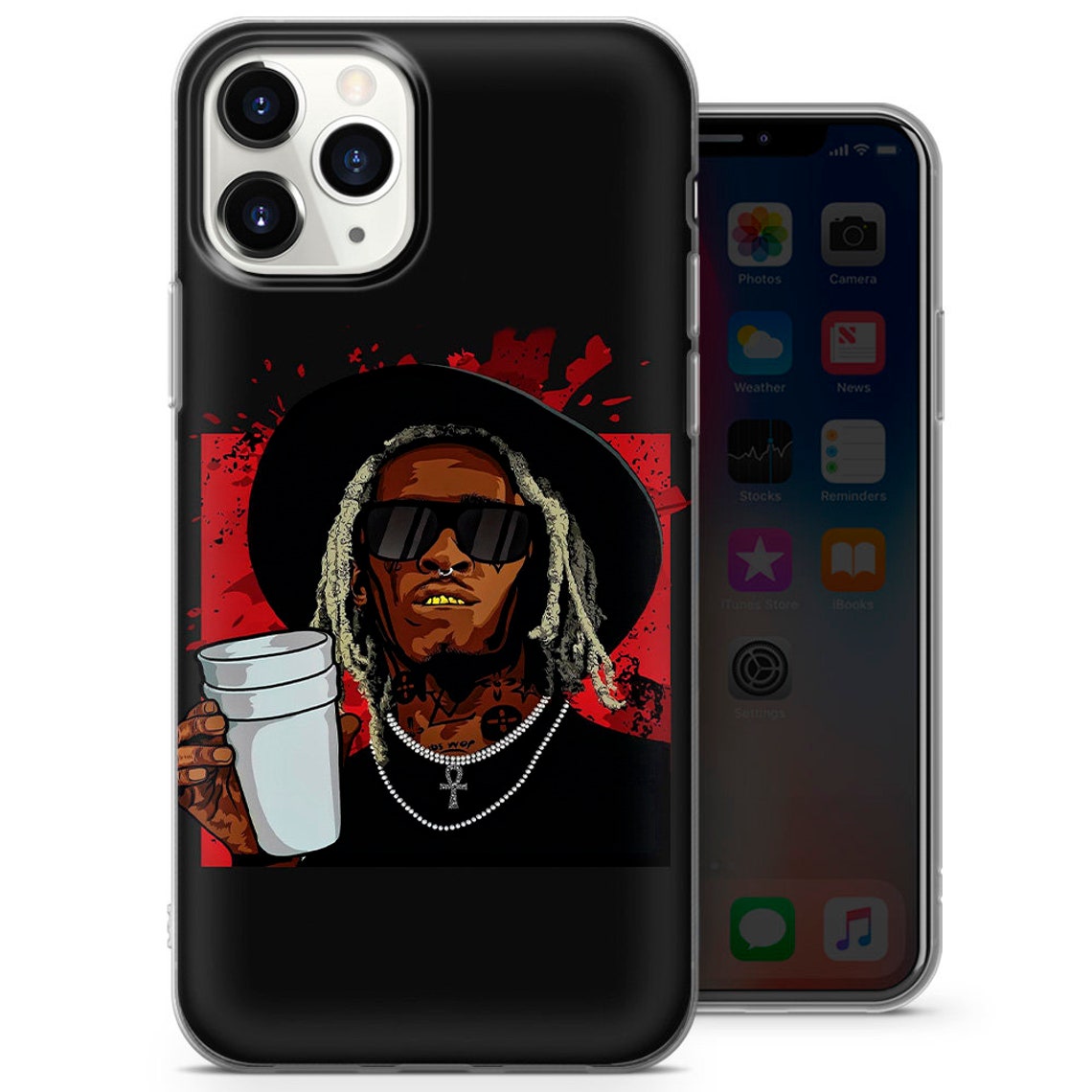 Young Thug Phone Case Rap Hip-Hop Cover for iPhone 7 8 XS | Etsy
