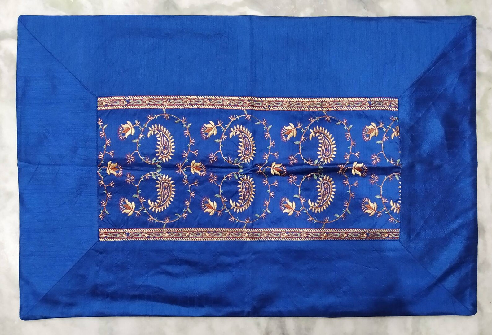 Indian Row Silk Beautiful Handmade Duvet Cover With Two Pillow - Etsy