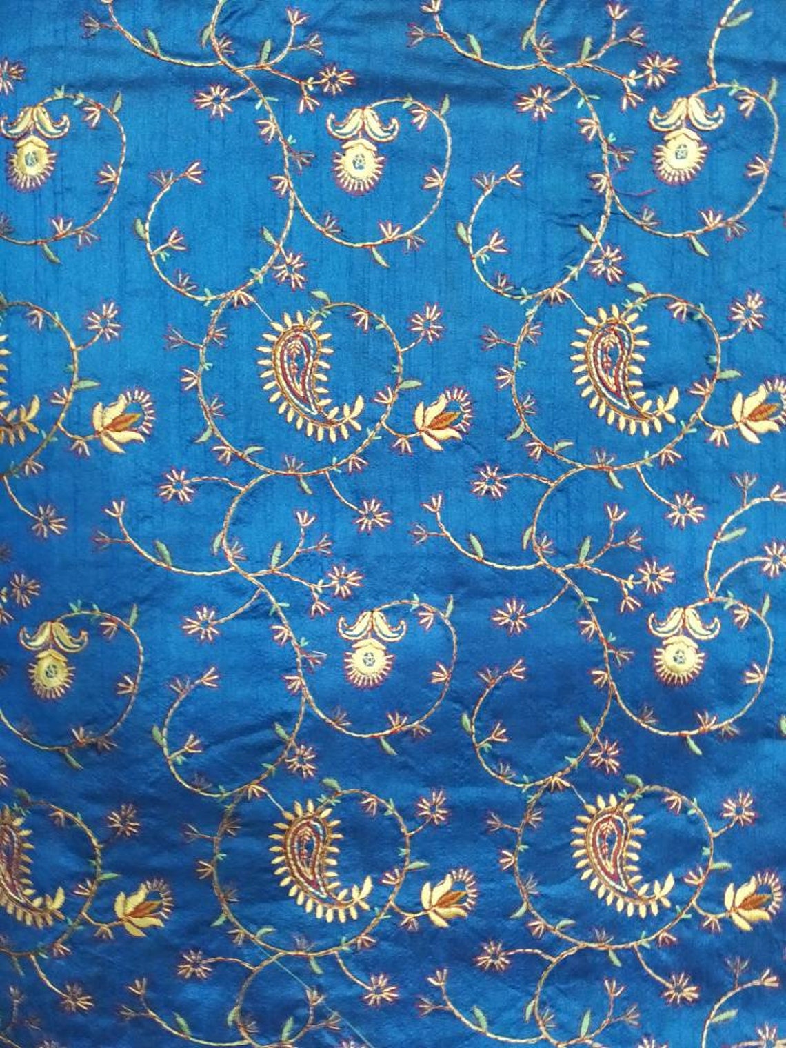 Indian Row Silk Beautiful Handmade Duvet Cover With Two Pillow - Etsy