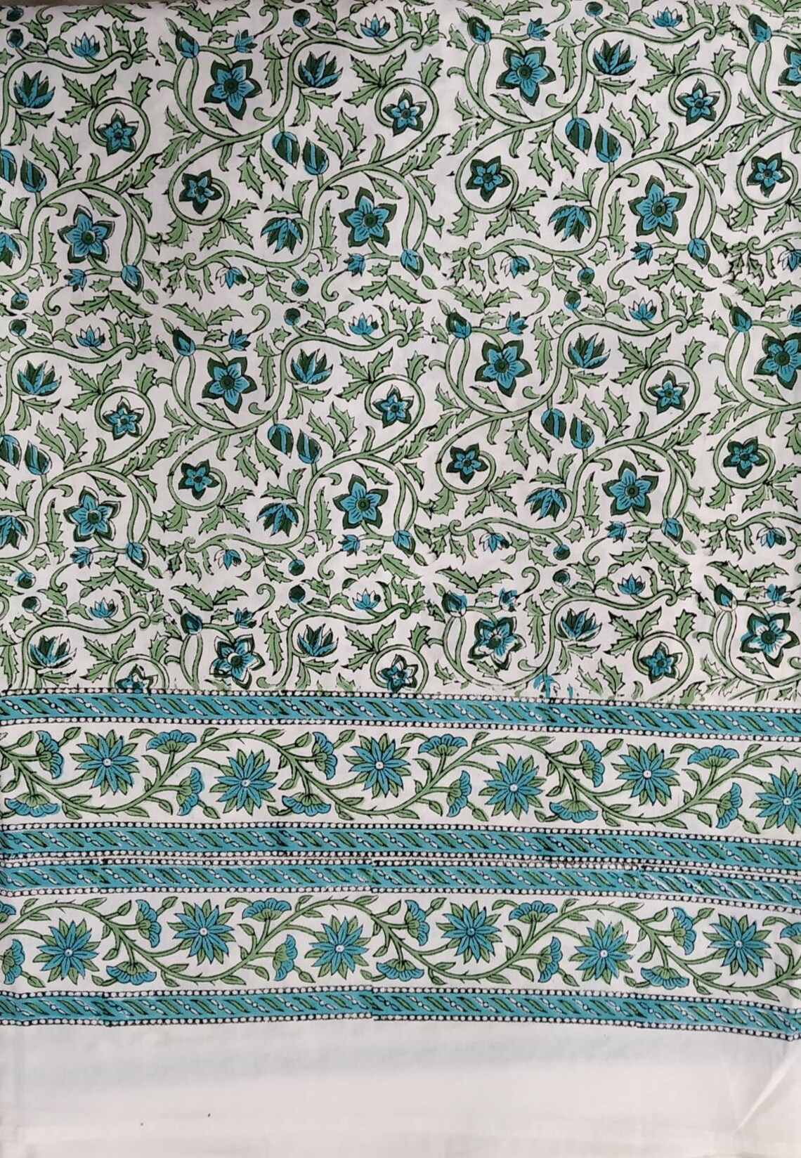 Beautiful Hand Block Print Pure Cotton Duvet Cover With Two - Etsy