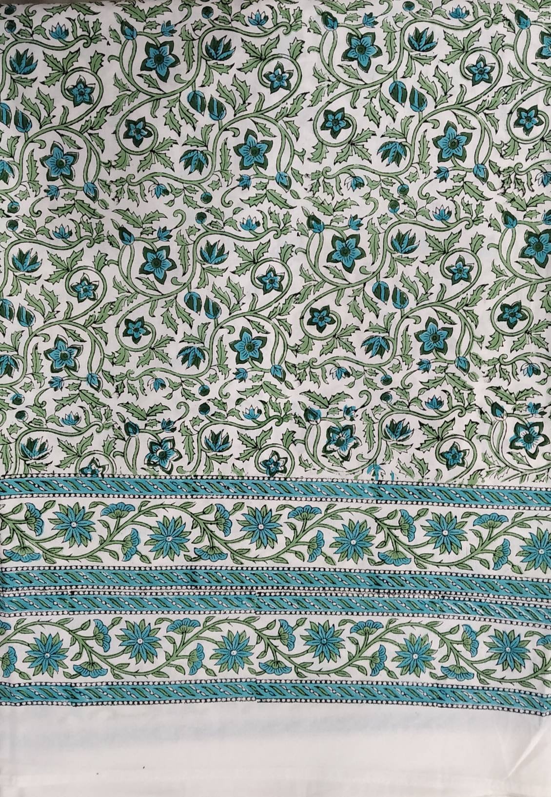 Hand Block Print Cotton Duvet Cover With Pillow Covers - Etsy