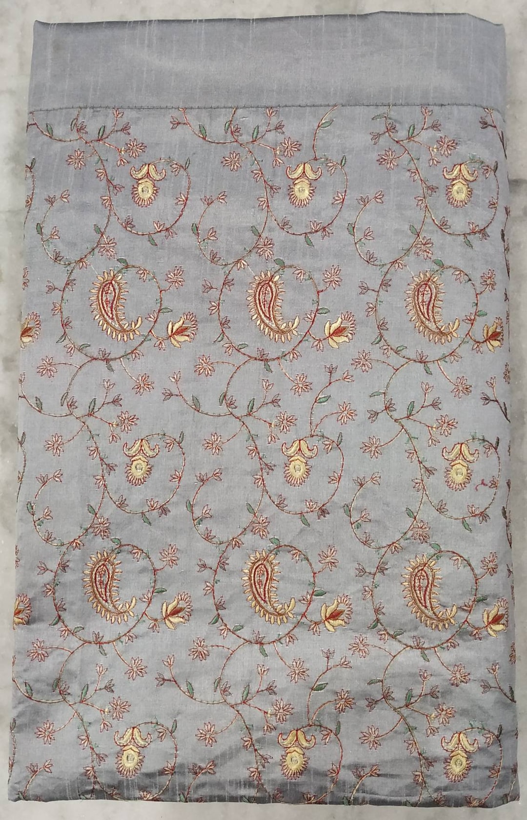 Indian Row Silk Beautiful Handmade Duvet Cover With Two Pillow Covers ...