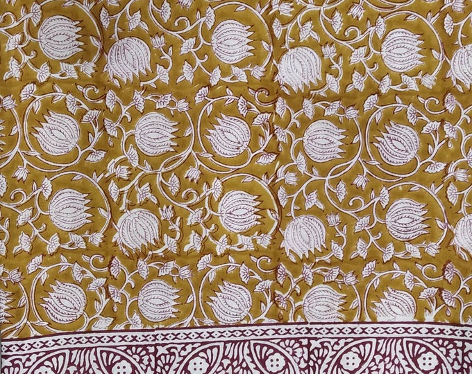 Beautiful Indian Hand Block Print Pure Cotton Duvet Cover With - Etsy