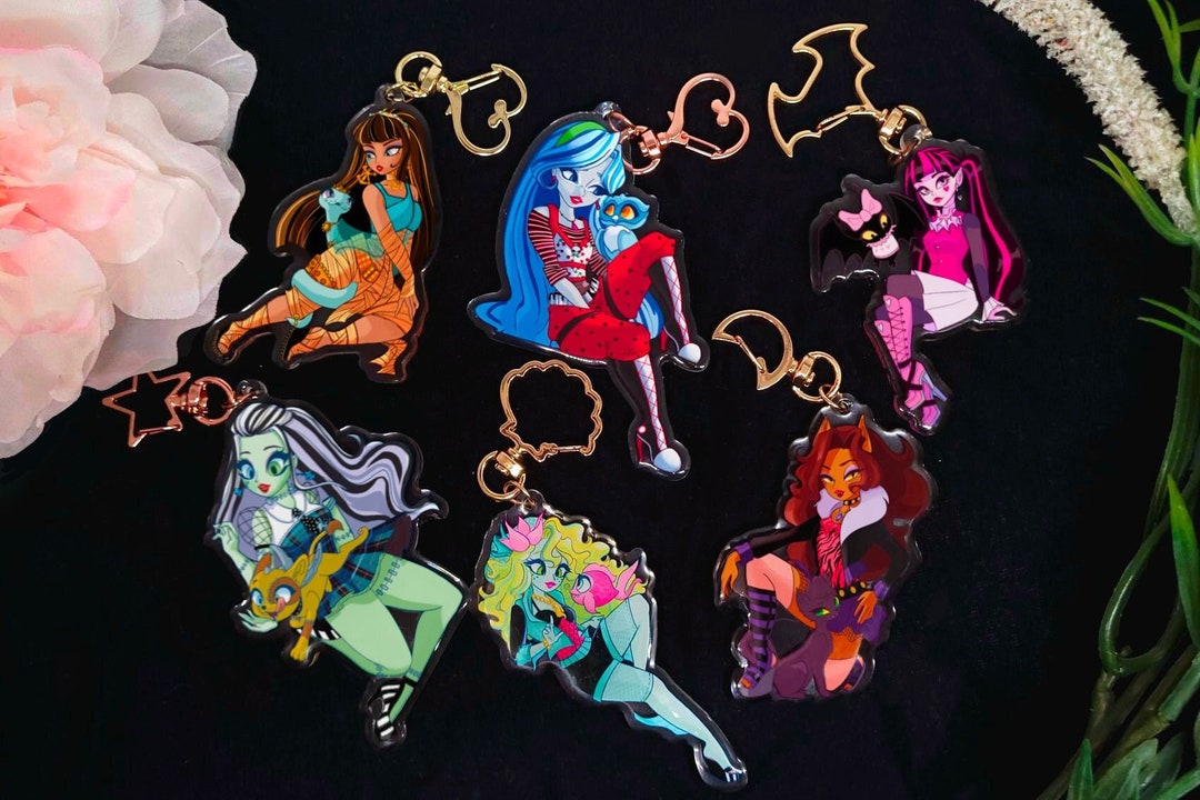 Monster Girl High Acrylic Keychains - Etsy Australia