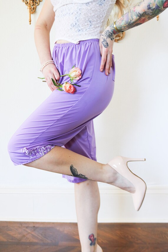Vintage Purple Bloomers with Lace Details (Small-Medi… - Gem