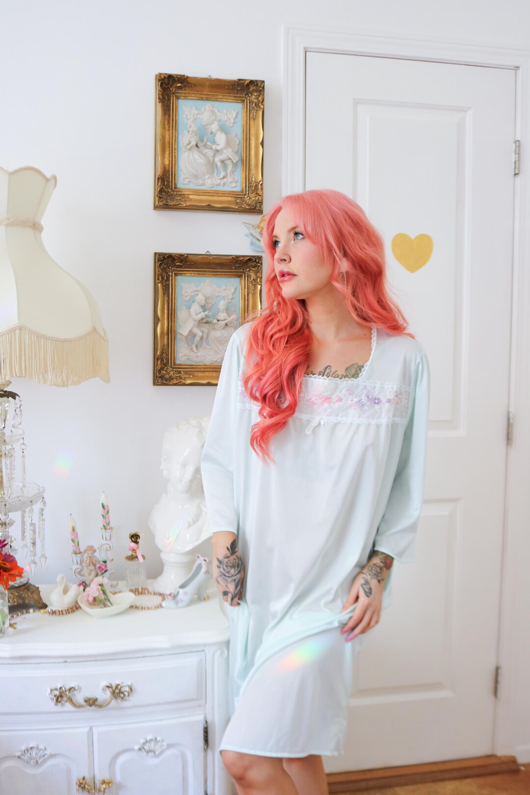 Vintage 80s Moon Beams Cinderella Style Nightgown (XL) - Etsy