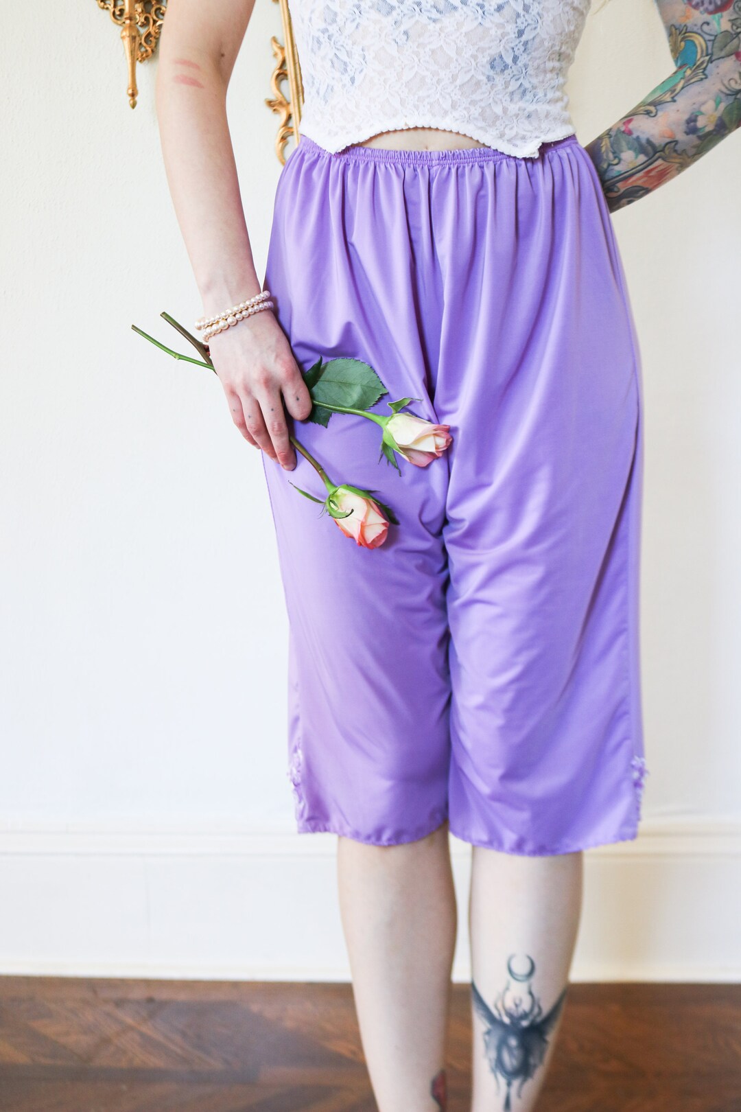 Vintage Purple Bloomers With Lace Details (small-medium) - Etsy