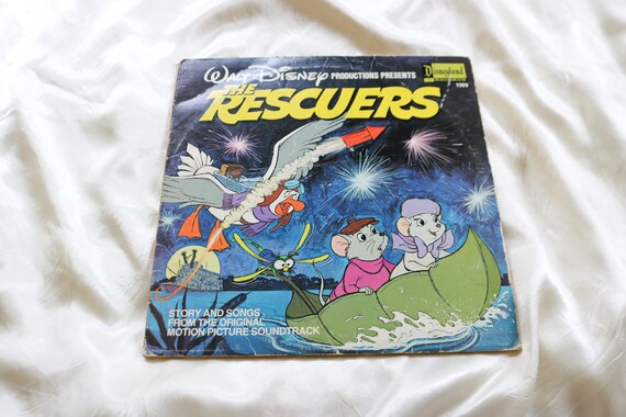 Vintage Walt Disney's the Rescuers Story and Song Record | Etsy