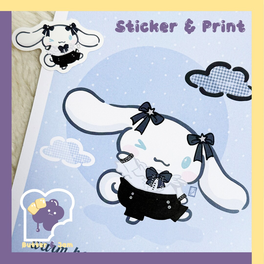 Ouji Inspired Cinamoroll Sticker and Print - Etsy