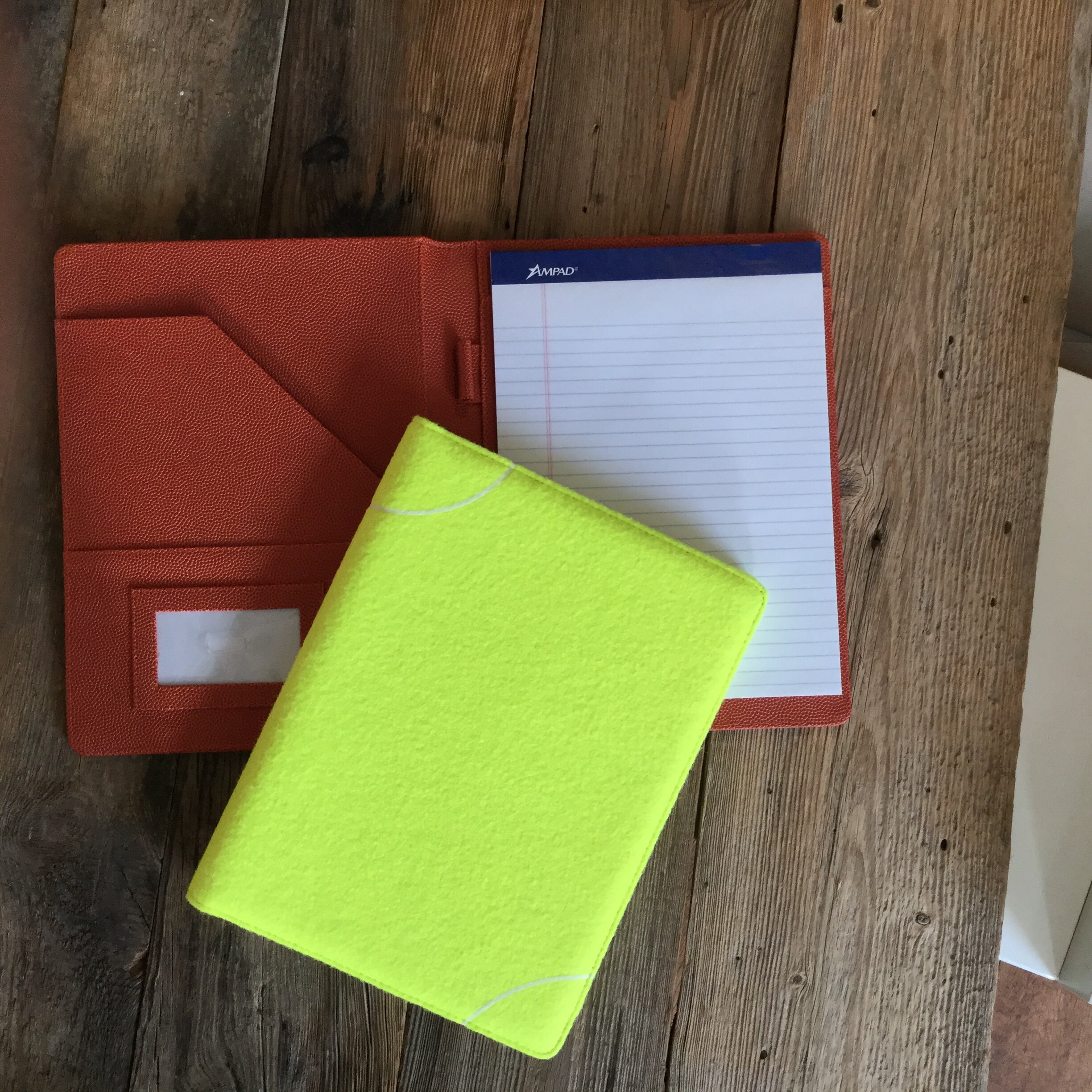 Basketball Portfolio Made From Real Basketball Material. the Perfect ...