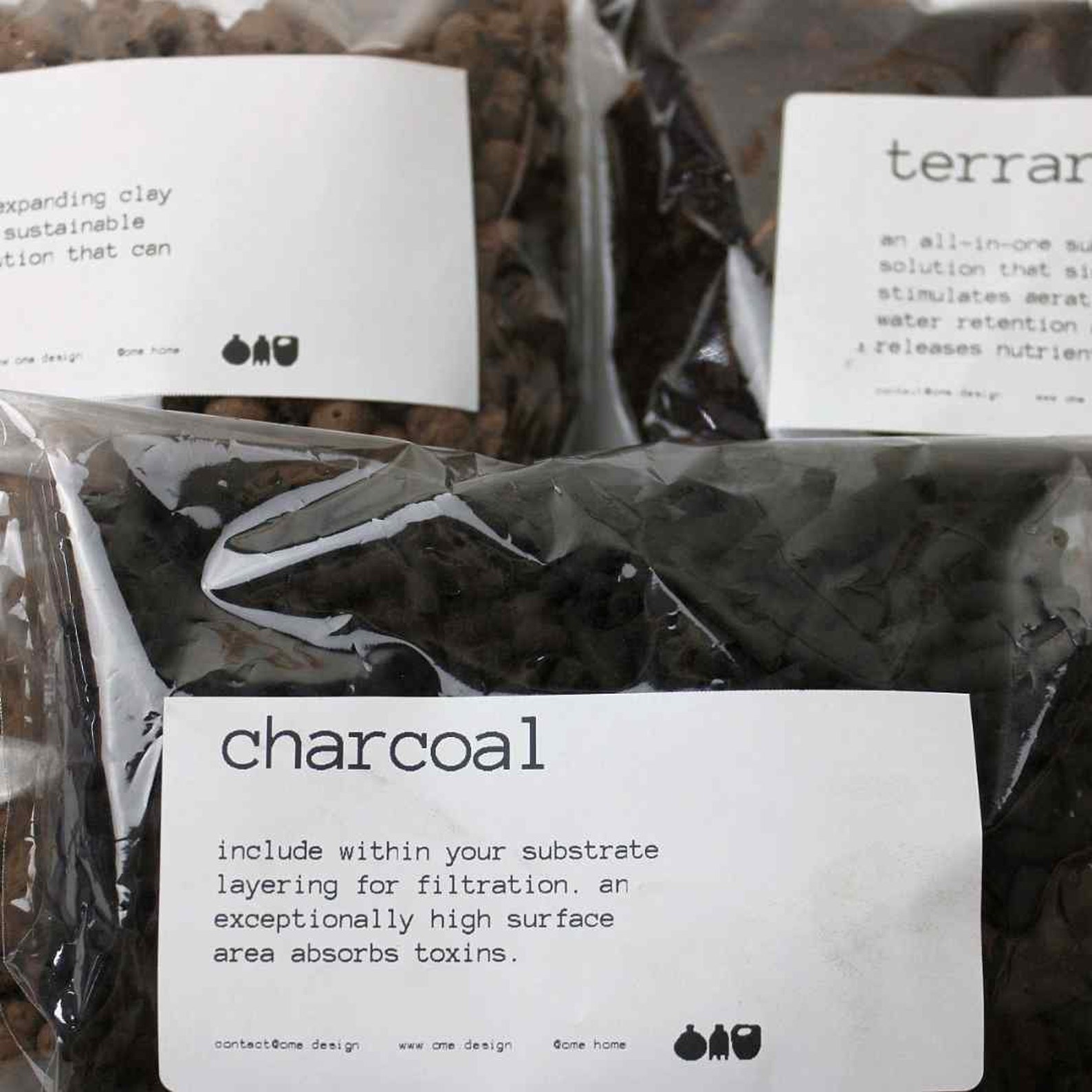 Terrarium Substrate Kit Pack Leca Charcoal and Soil Stone | Etsy